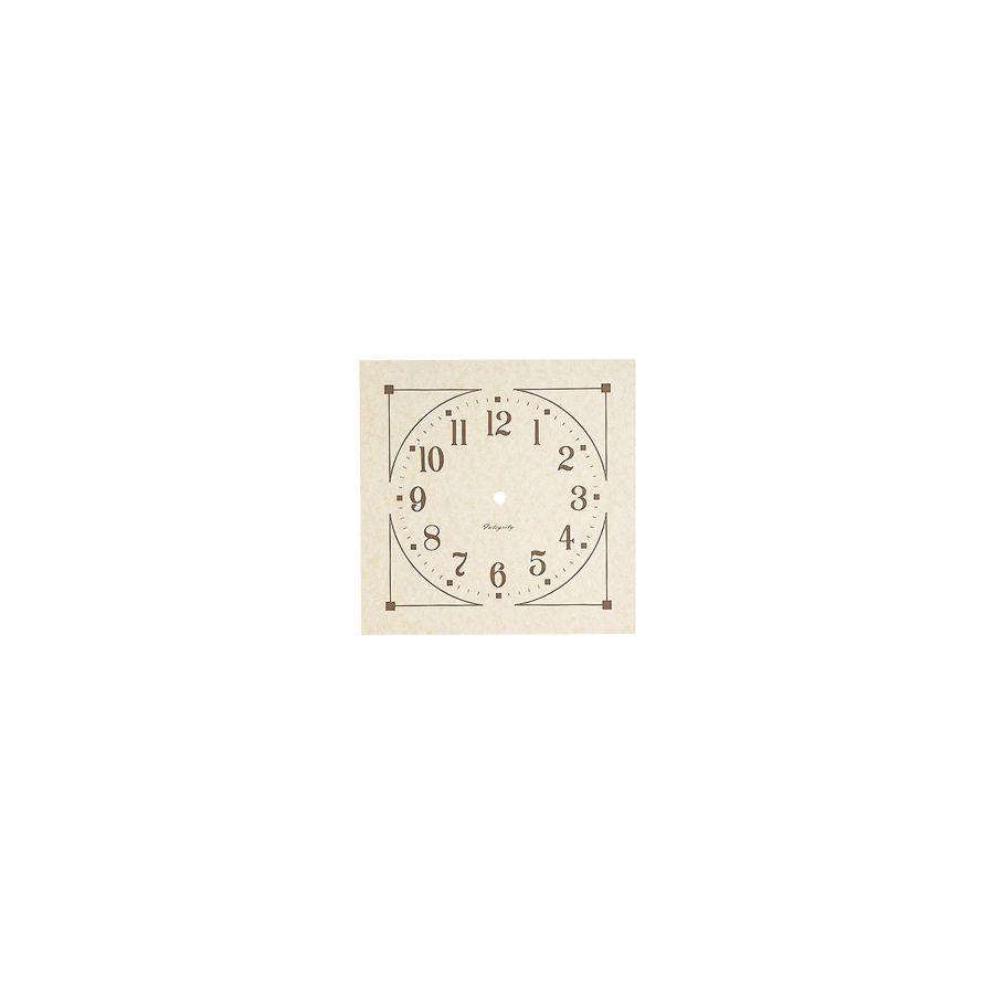 9 3/4" Mission Parchment Paper Clock Dial | Klockit